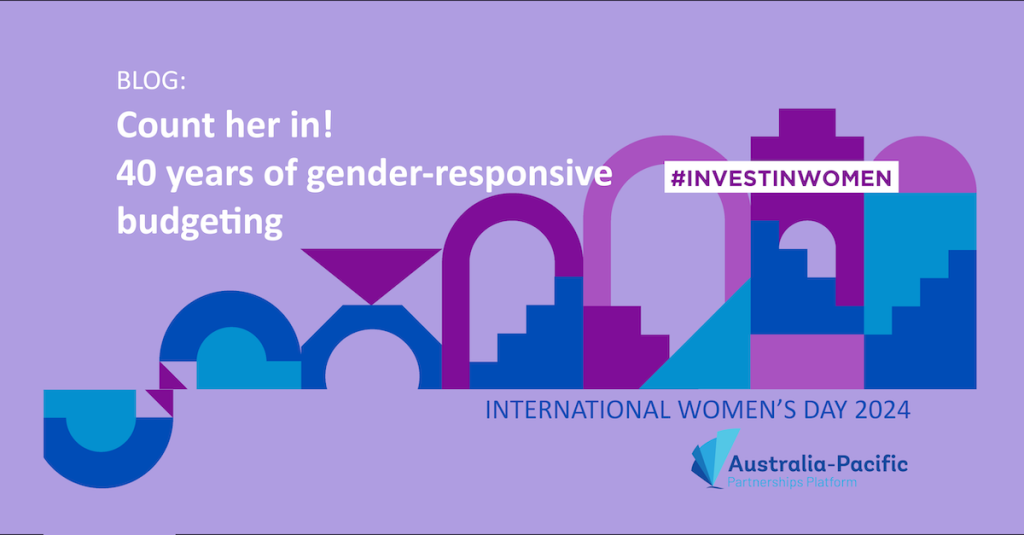 Counter her in! 40 years of gender-responsive budgeting - Australia ...